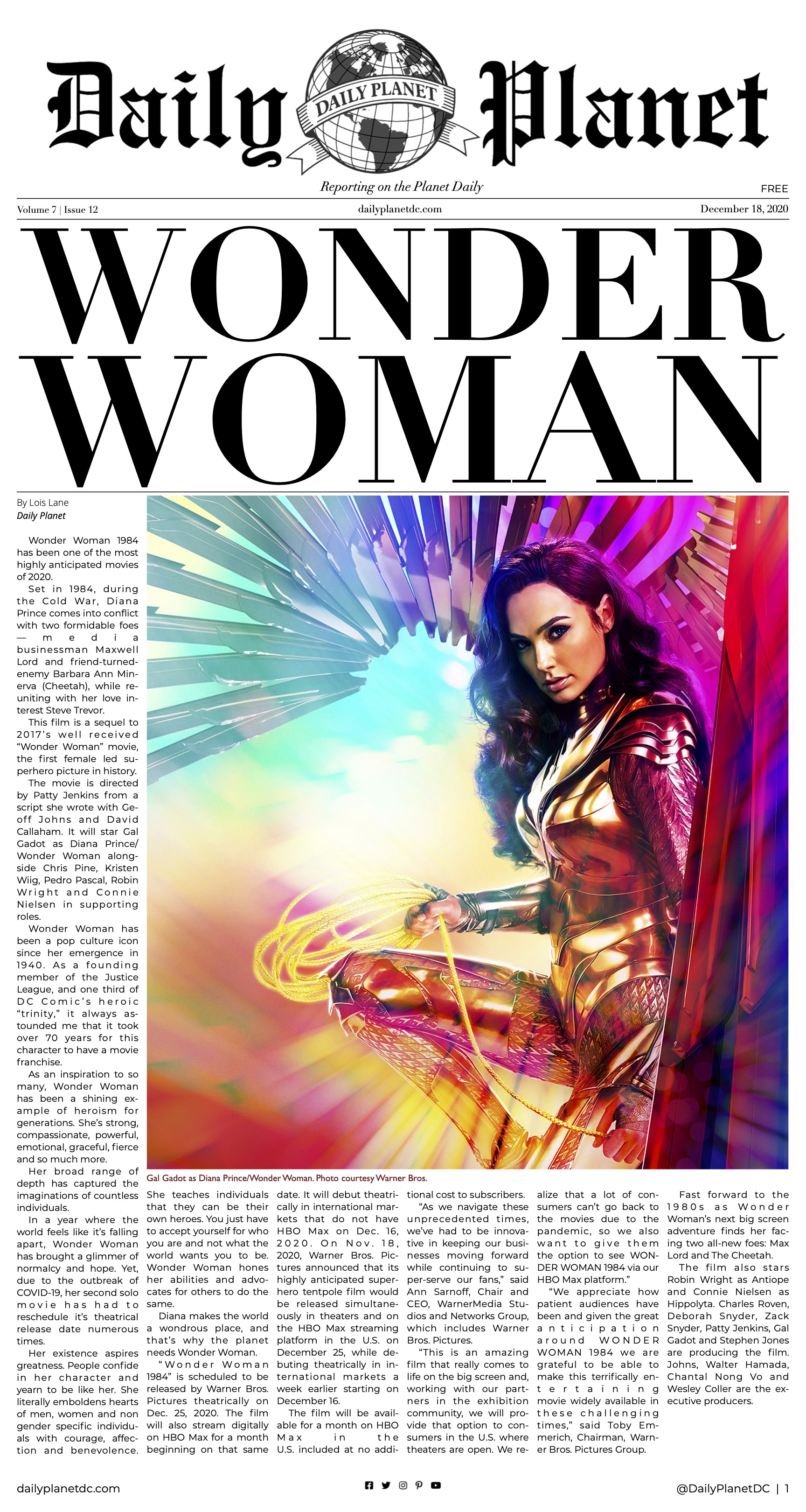 Volume 7, Issue 12 - Daily Planet