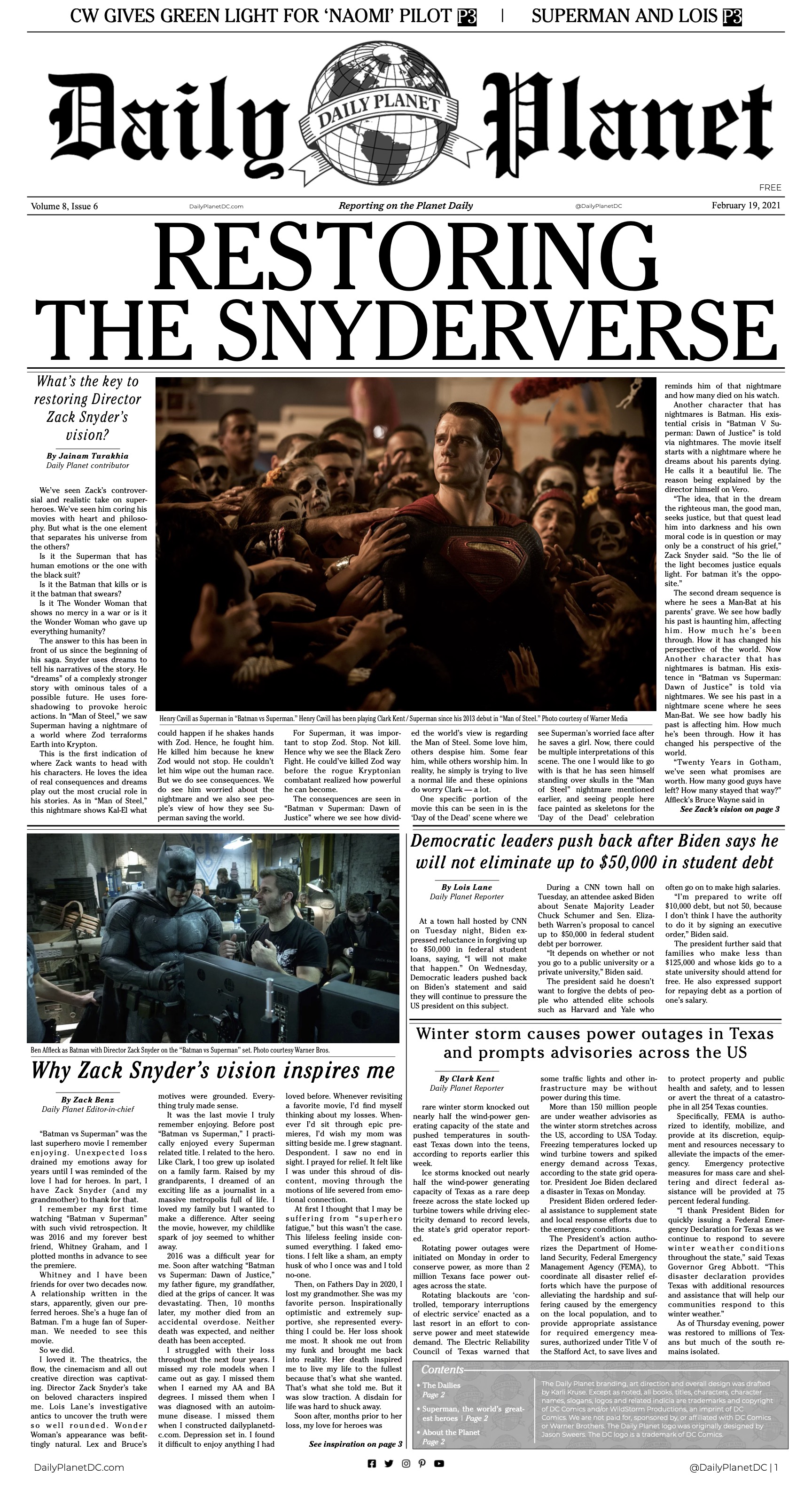 Volume 8, Issue 6 - Daily Planet