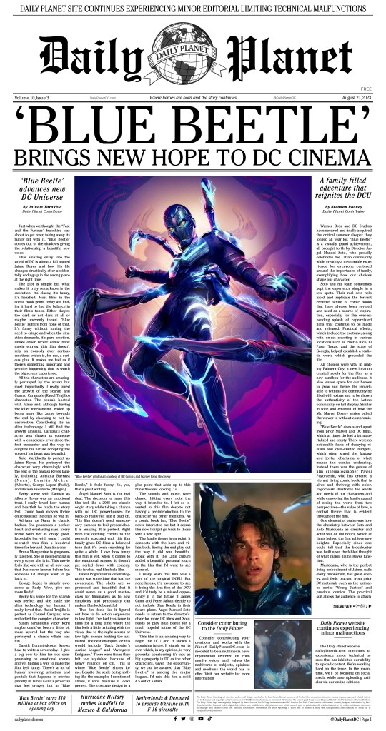 Issue 10, Volume 3 - Daily Planet