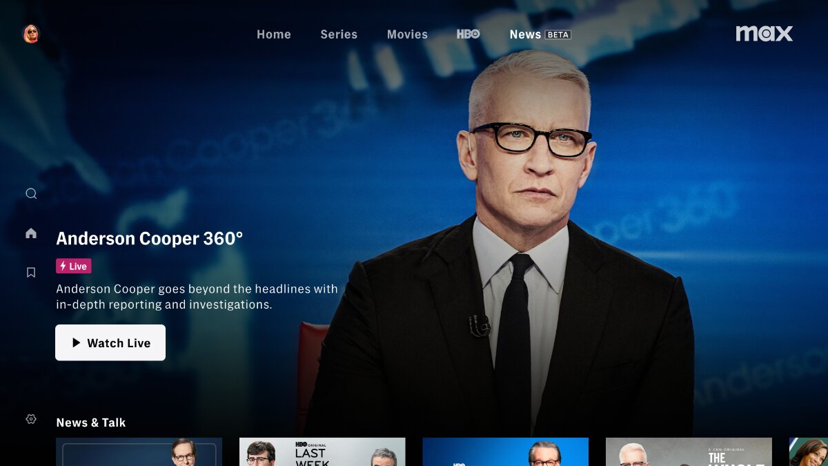 CNN launches open beta live news streaming feed on Max - Daily Planet