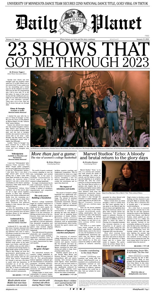 Volume 11, Issue 3 - Daily Planet