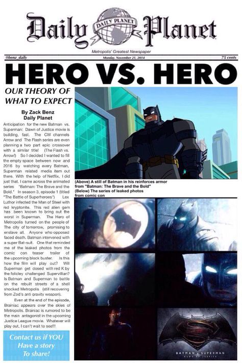 Volume 1, Issue 20 - Daily Planet