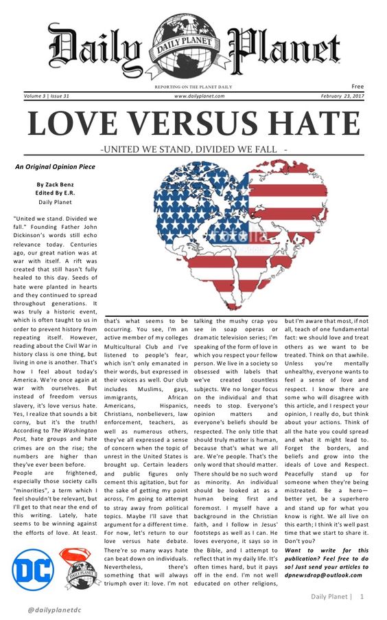 Volume 4, Issue 4 - Daily Planet